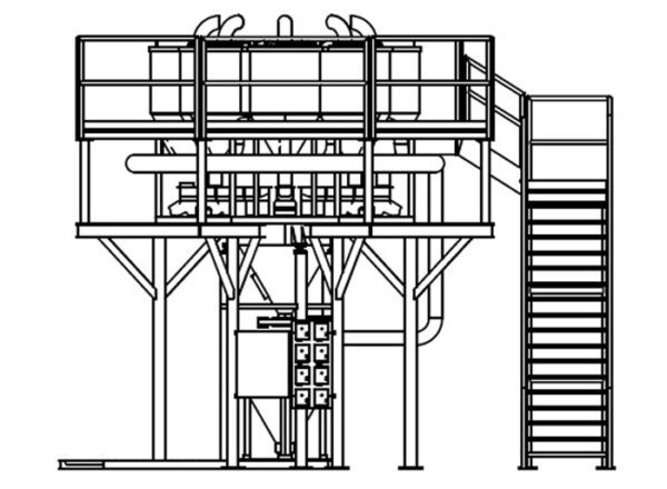 Stainless Steel Powder Batch Weigh System | Avon Lake Sheet Metal
