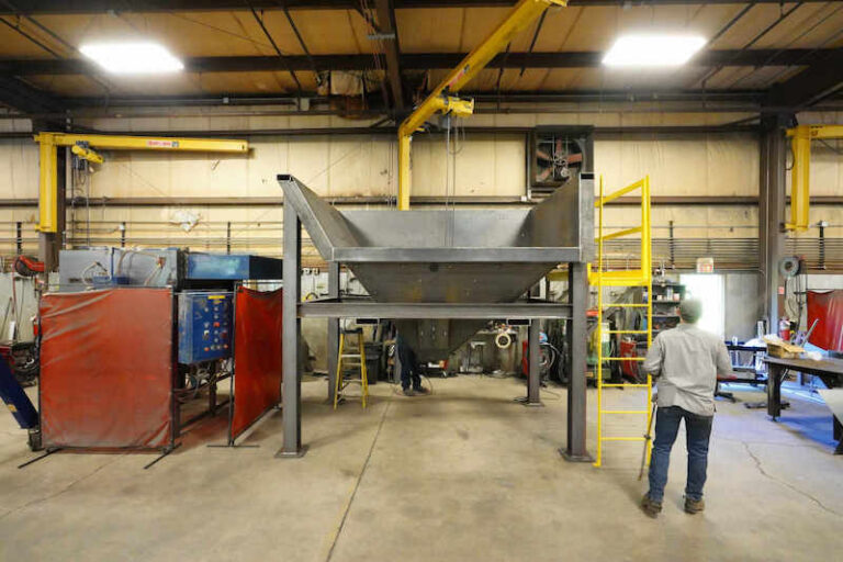 HRS Carbon Steel Hopper Project | Avon Lake Sheet Metal